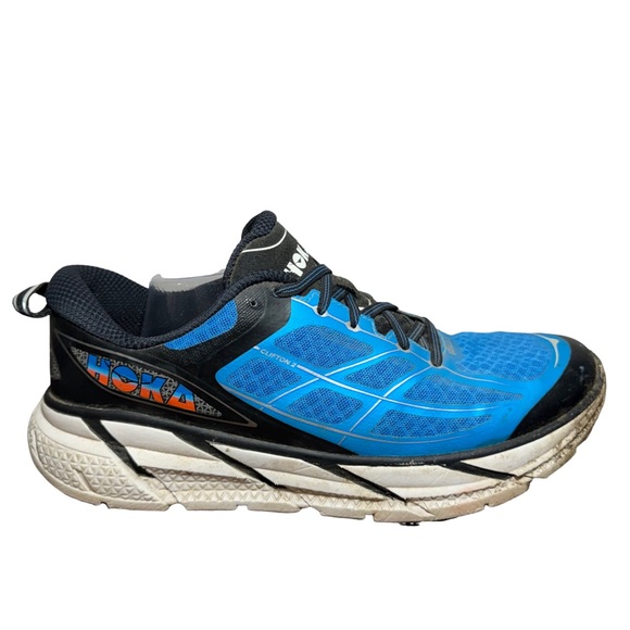 Hoka | Shoes | Mens Hoka Clifton 2 Athletic Shoes Size 2 Blue | Poshmark